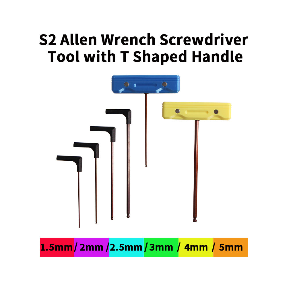 FYSETC 3D Printer Accessories S2 Allen Wrench Screwdriver Tool Kit wit