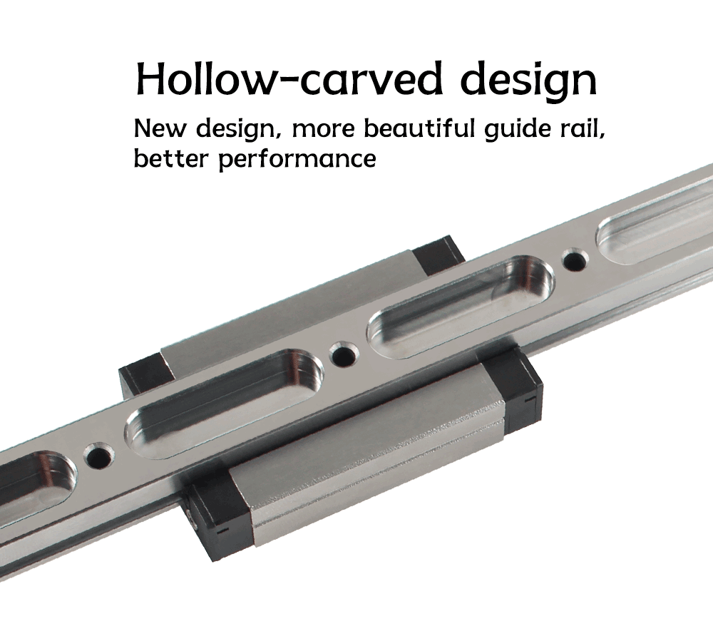 FYSETC Upgraded Hollow Rail MGN12H/MGN9H 300mm 350mm 400mm Linear Guid