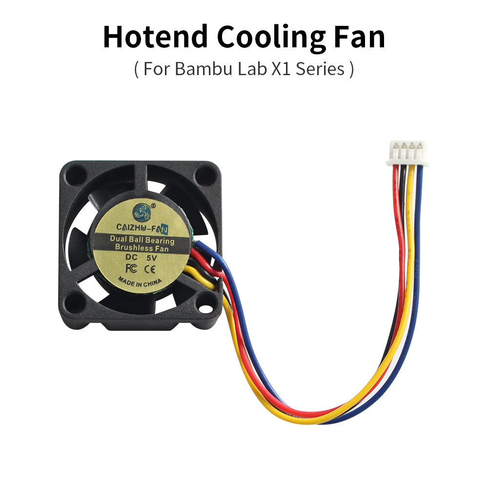 FYSETC Hotend Cooling Fan for Bambu Lab X1 X1C 5V Fan 15000r/min Dual