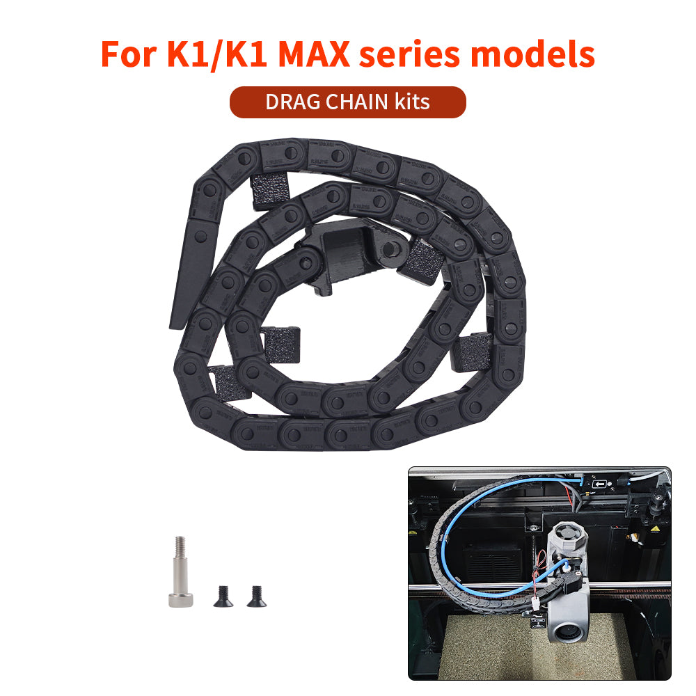 For Creality K1 K1max Open Drag Chain Bridge Type 6x10mm Cable Carrier ...