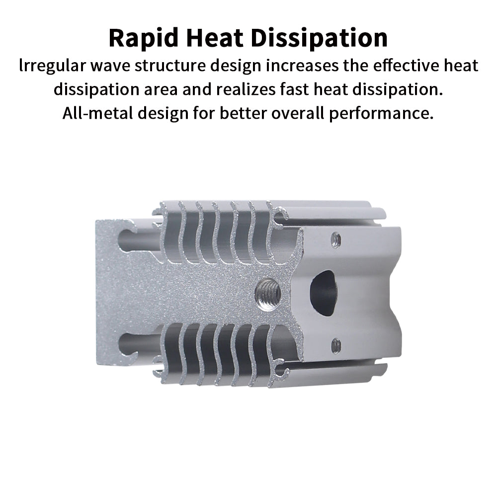 For Creality Ender-3 V3 KE/SE Heat Sink All-Metal Radiator riginal Met ...