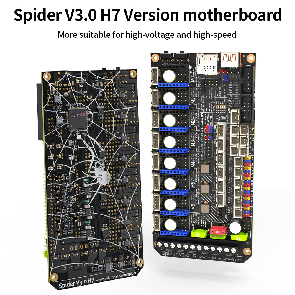 FYSETC Spider V3.0 H7 32 Bit MotherBoard Drive STM32H723VGT6 550Mhz Hi