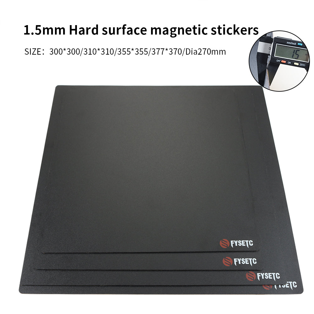 FYSETC 1.5mm Hard Surface Magnetic Stickers High Temperature Resistanc