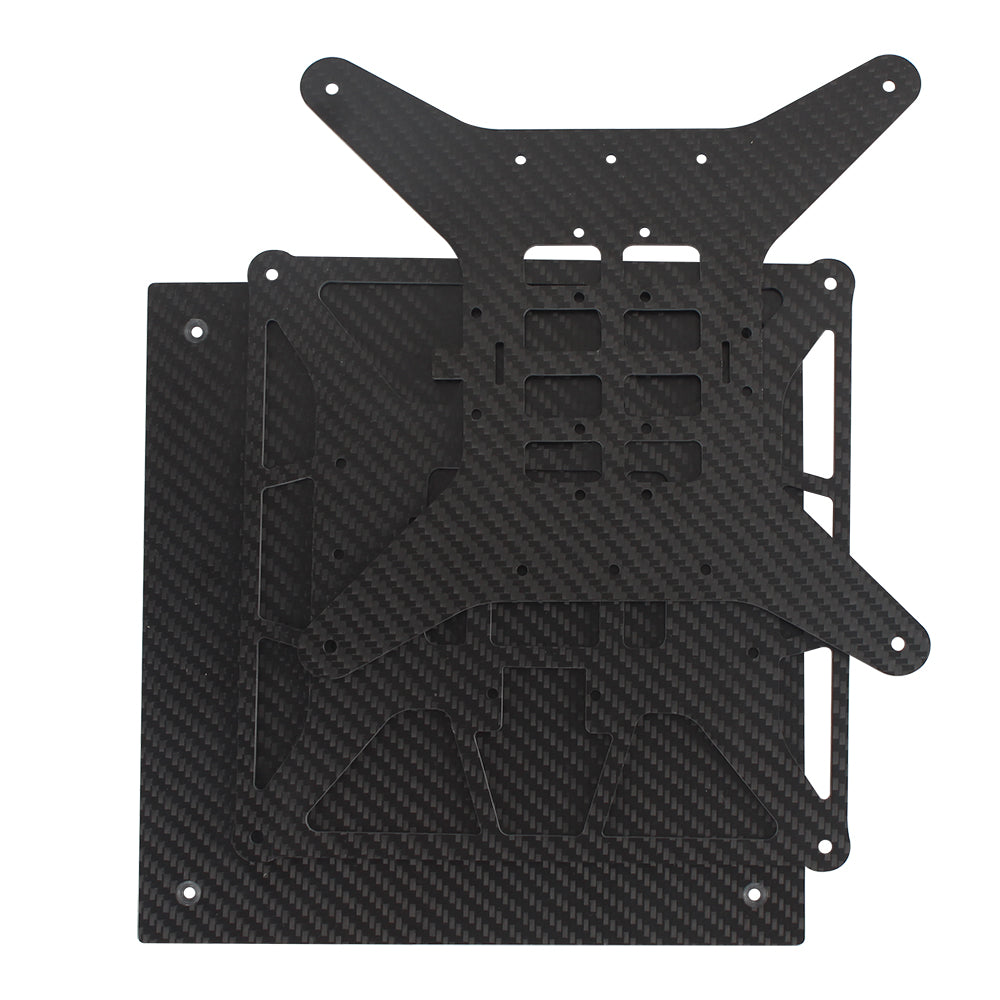 Carbon Fiber Texture support plate and Build Plate Bracket Kit for LH ...