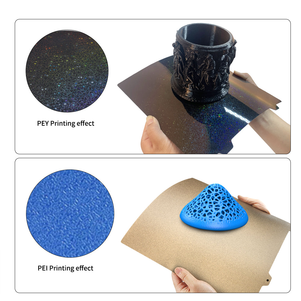 FYSETC Smooth PEY and Textured PEI Build Plate Double side Printing St