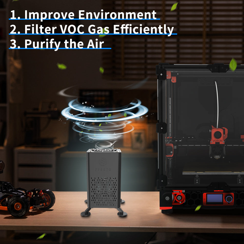 3D Printer Air Purifier Activated Carbon Air Filter LCD DLP Resin Gas ...