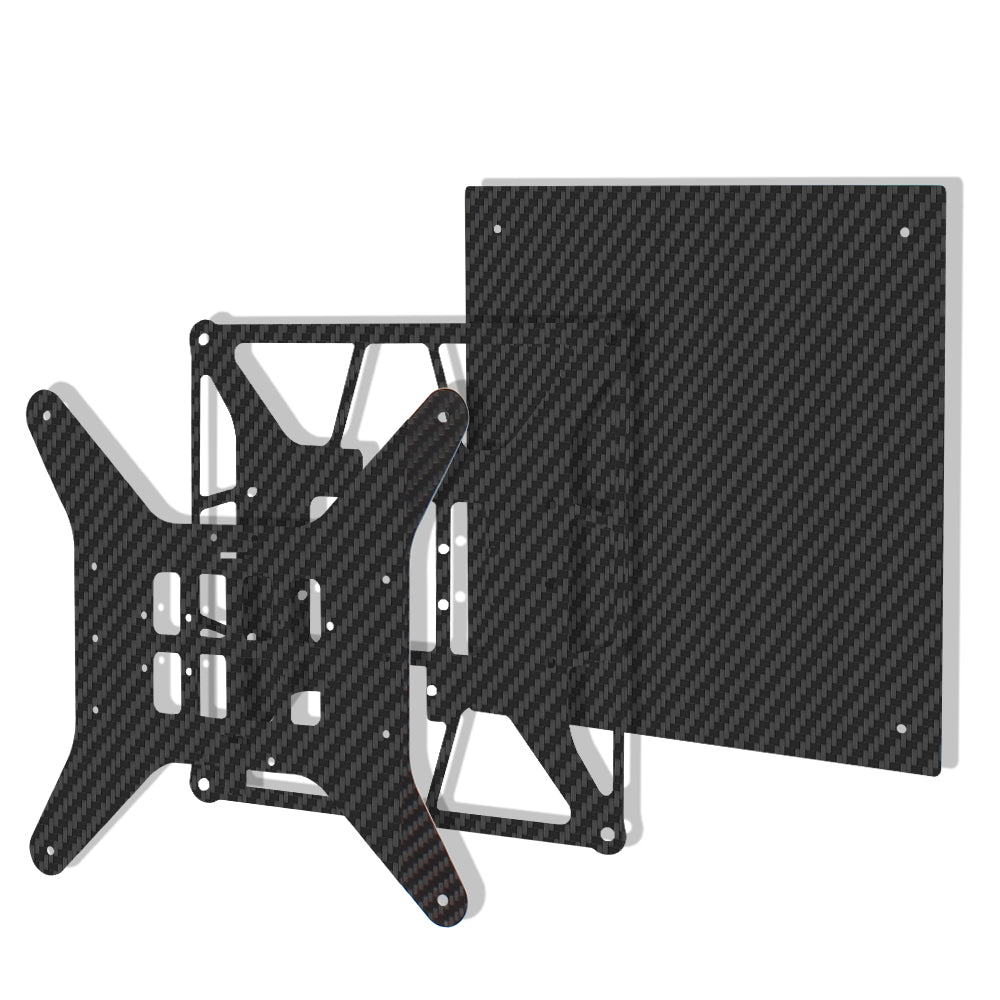 Carbon Fiber Texture support plate and Build Plate Bracket Kit for LH ...