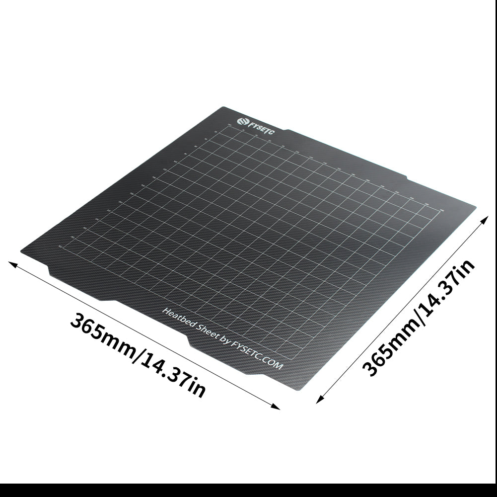 For Prusa XL PEI JANUS BPS-PET PLATE Steel Sheet 365mmX365mm Double Si ...