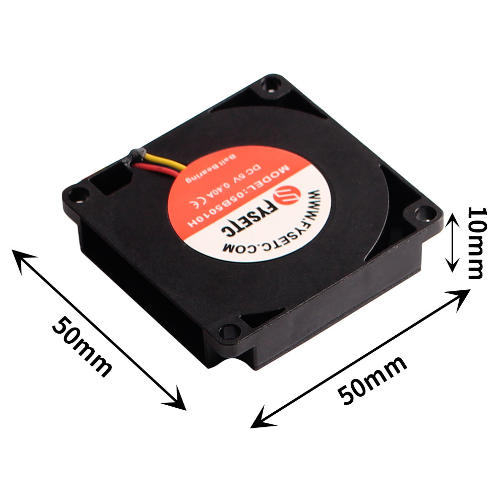 For Prusa MK4/XL 4010 5010 Fan Turbo Blower Fan Double Ball 5V DC Fans ...