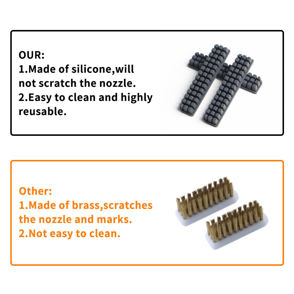 FYSETC Nozzle Silicone Brush 3D Printer Nozzle Cleaner Tool for Creali