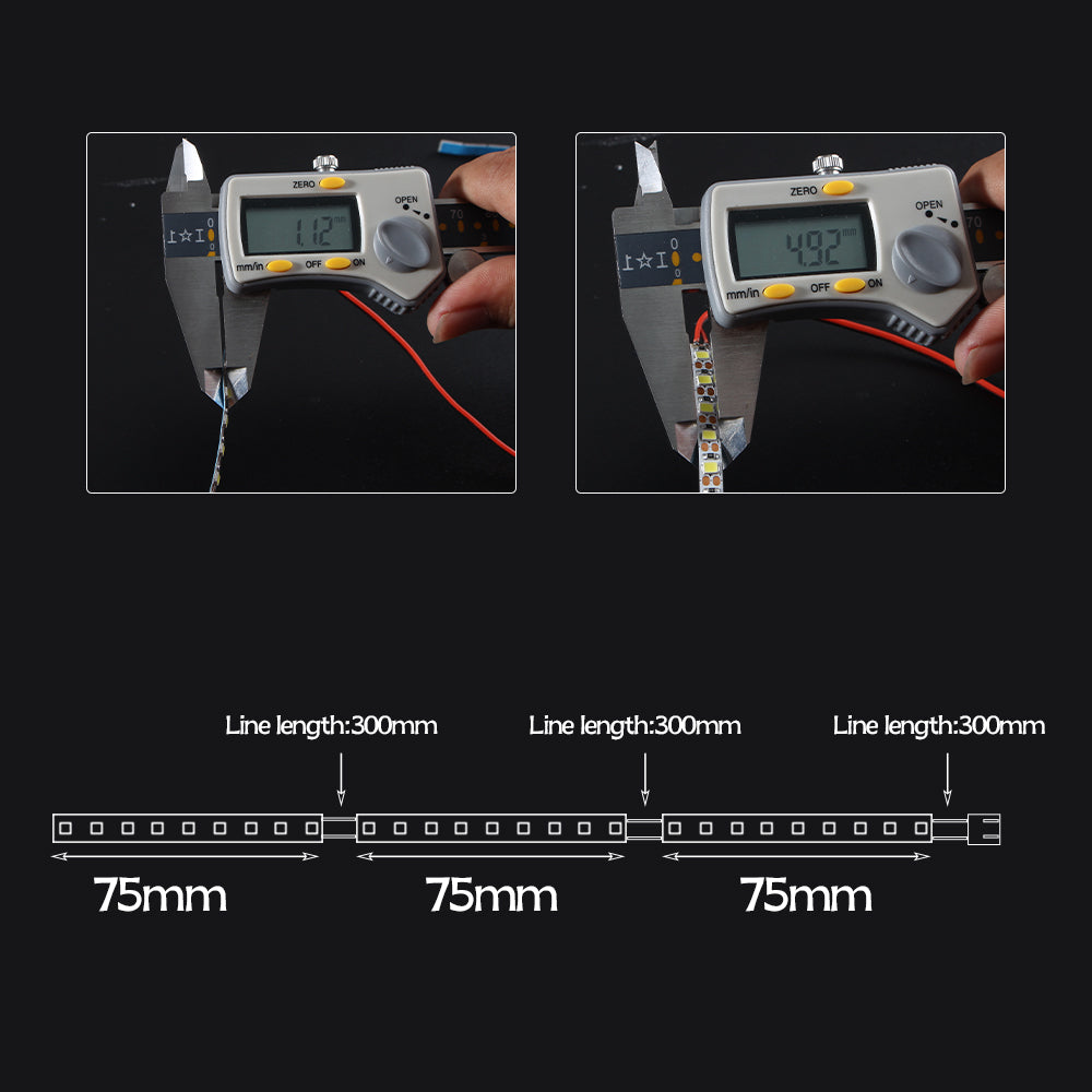 For BambuLab X1/p1p Led Light Strip Waterproof Lights 3d Printer Parts ...