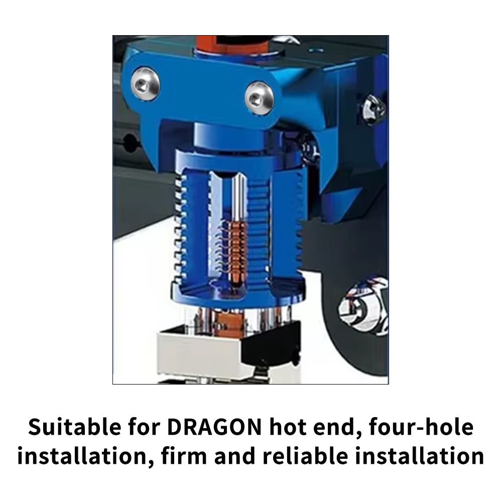 FYSETC DRAGON Multi-Mount All Metal Mount E3D V6 Volcano Hotend Bracke