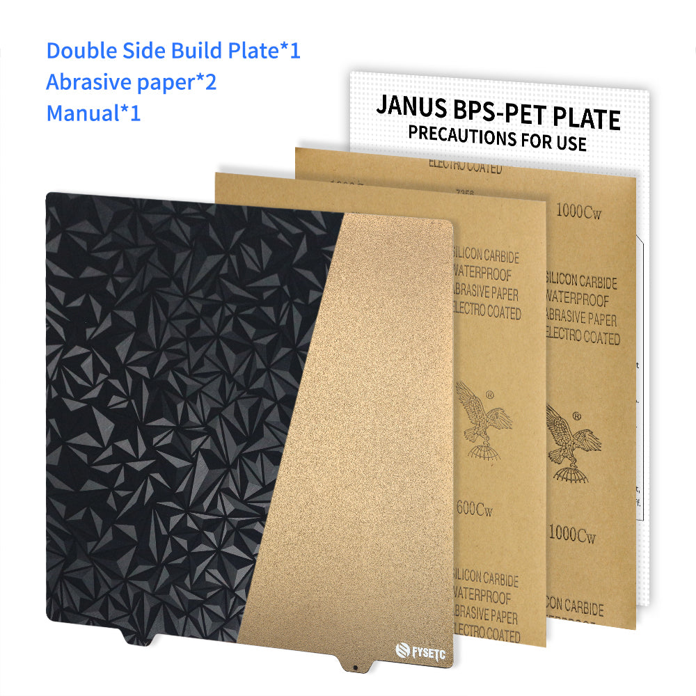 FYSETC JANUS BPS-PET Plate Double Side Build Plate Smooth PET And ...