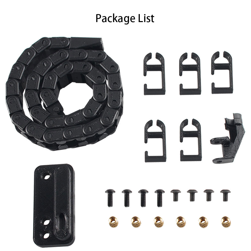 For Bambu Lab p1p Drag Chain Black Openning Type Wire Chains High Qual ...
