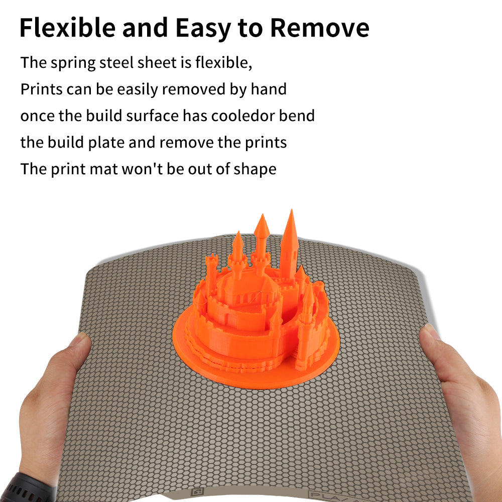 3D Printer Steel Sheet PEl Honeycomb Sheet PEI Build Plate For Bambu L ...