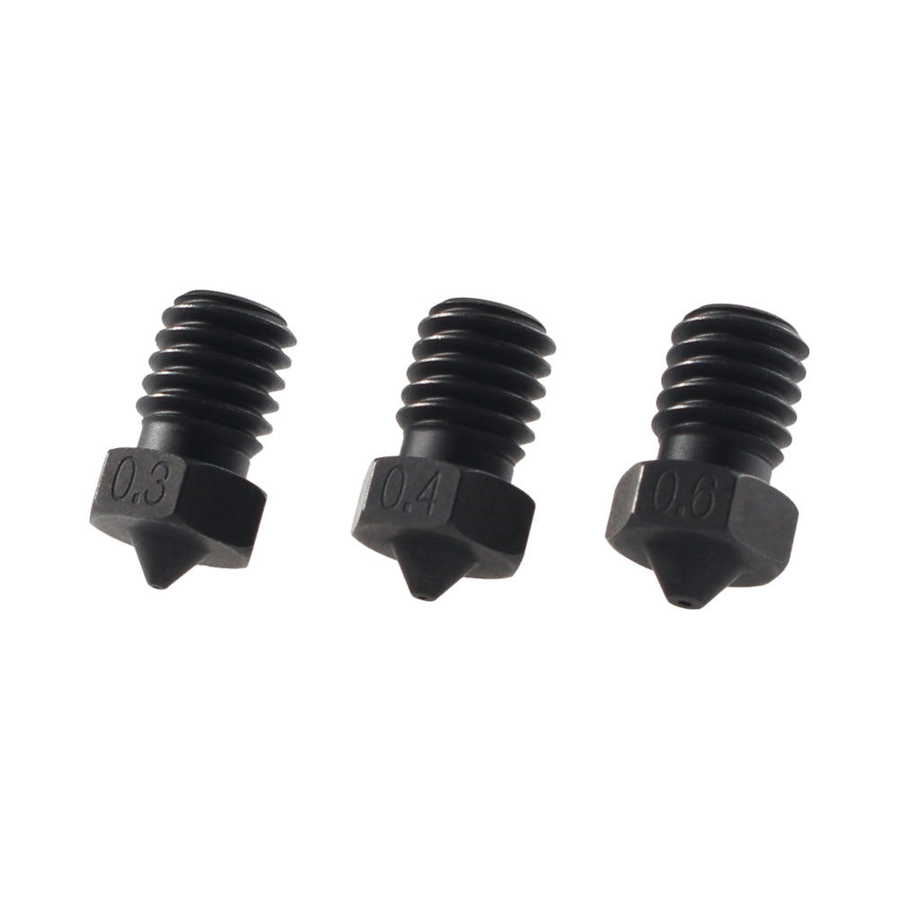 FYSETC E3D V6 High Quality Hardened Steel Nozzle 0.3/0.4/0.6mm size No ...