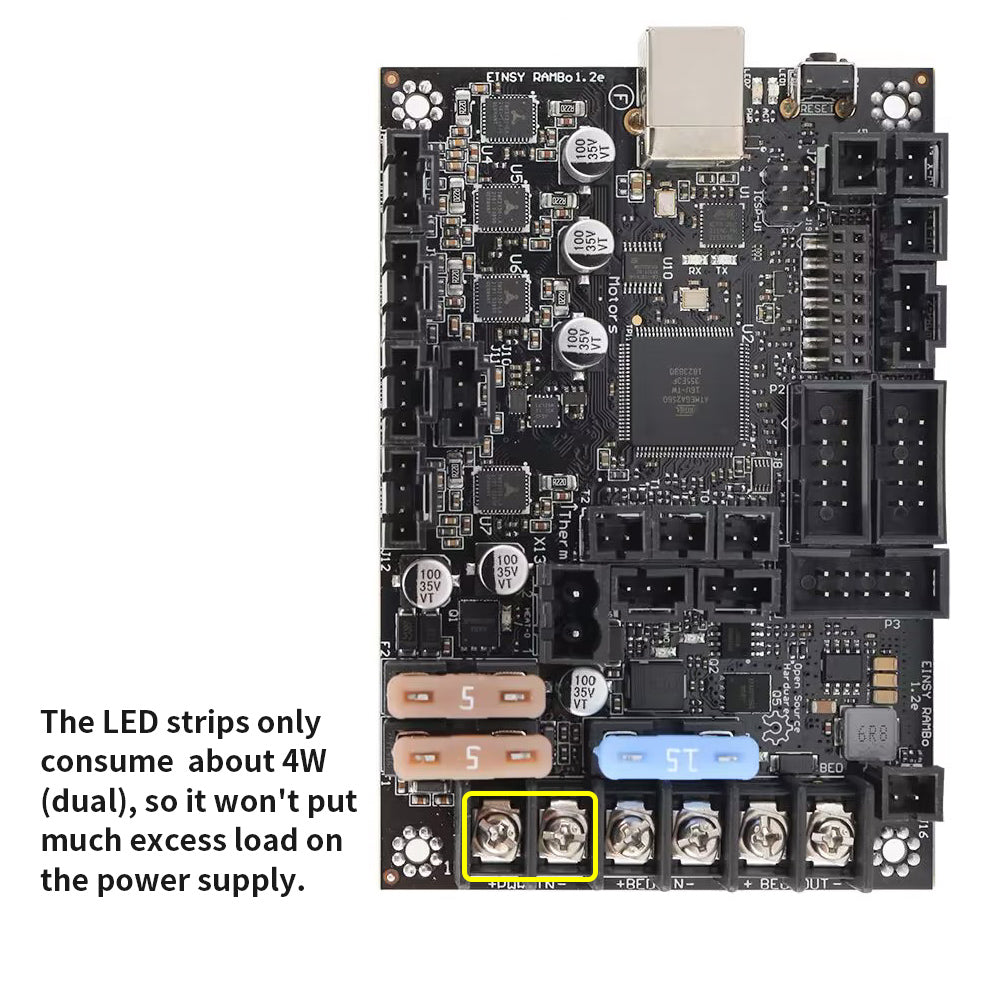 FYSETC Lightness And Durable Prusa MK4 3D Printer LED Light Bar 3D Pri