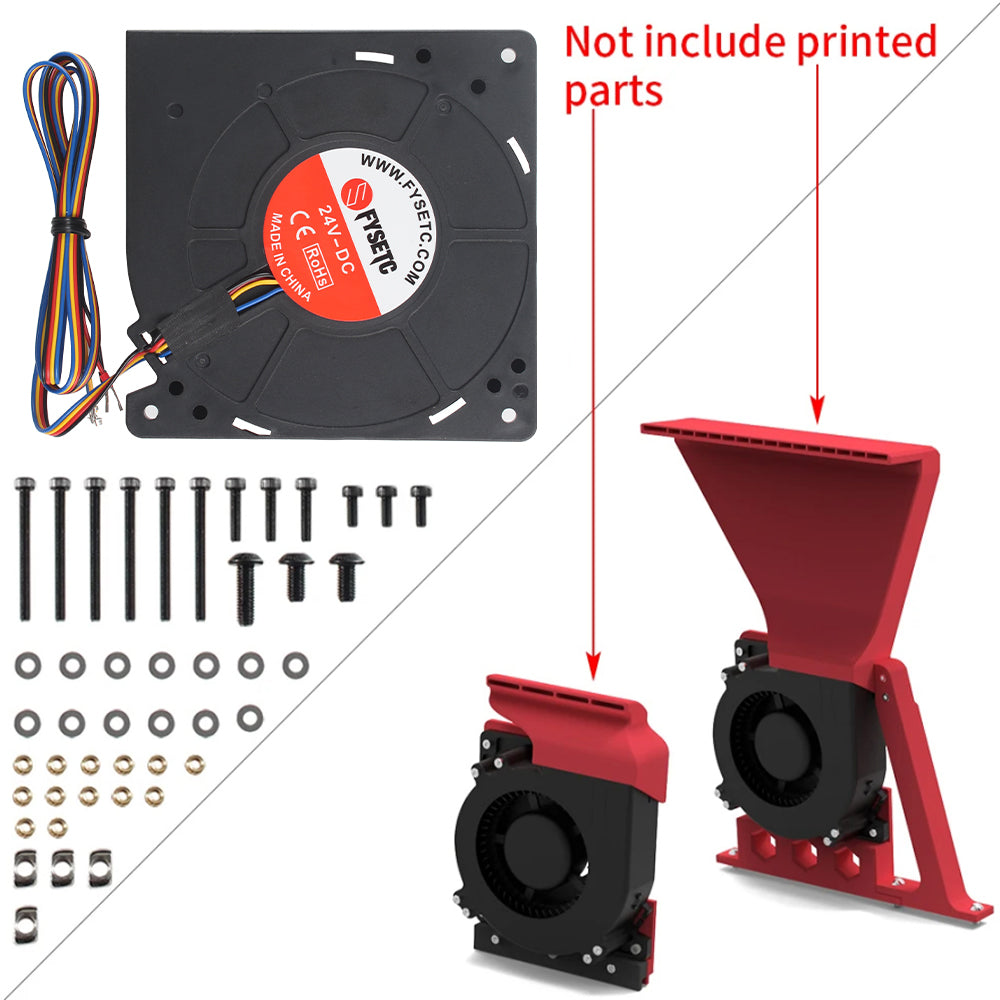 Fysetc 24V 12032 Model Strong Wind Big Blower Auxiliary Cooling Fan Lo ...