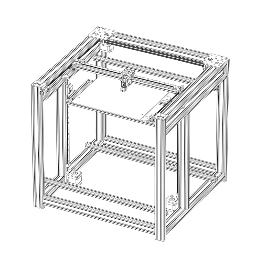 FYSETC BLV Mgn Cube All Metal Machining Upgrade Kit Dual Z axis Tripl