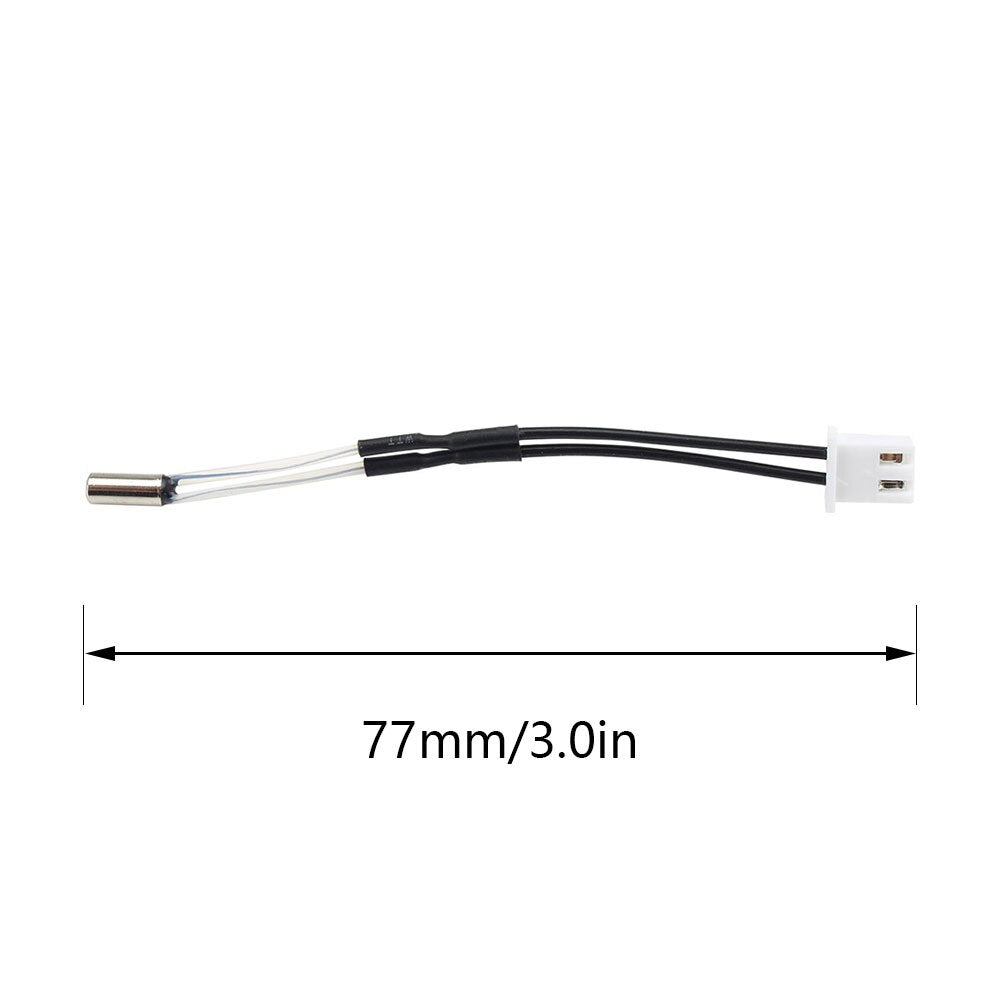 NTC100K thermistor terminal XH2.54 2PIN male head with terminal cable ...