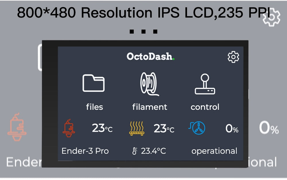 Raspberry Pi CM4 HMI Display Module Small and High Resolution HIM DPI ...