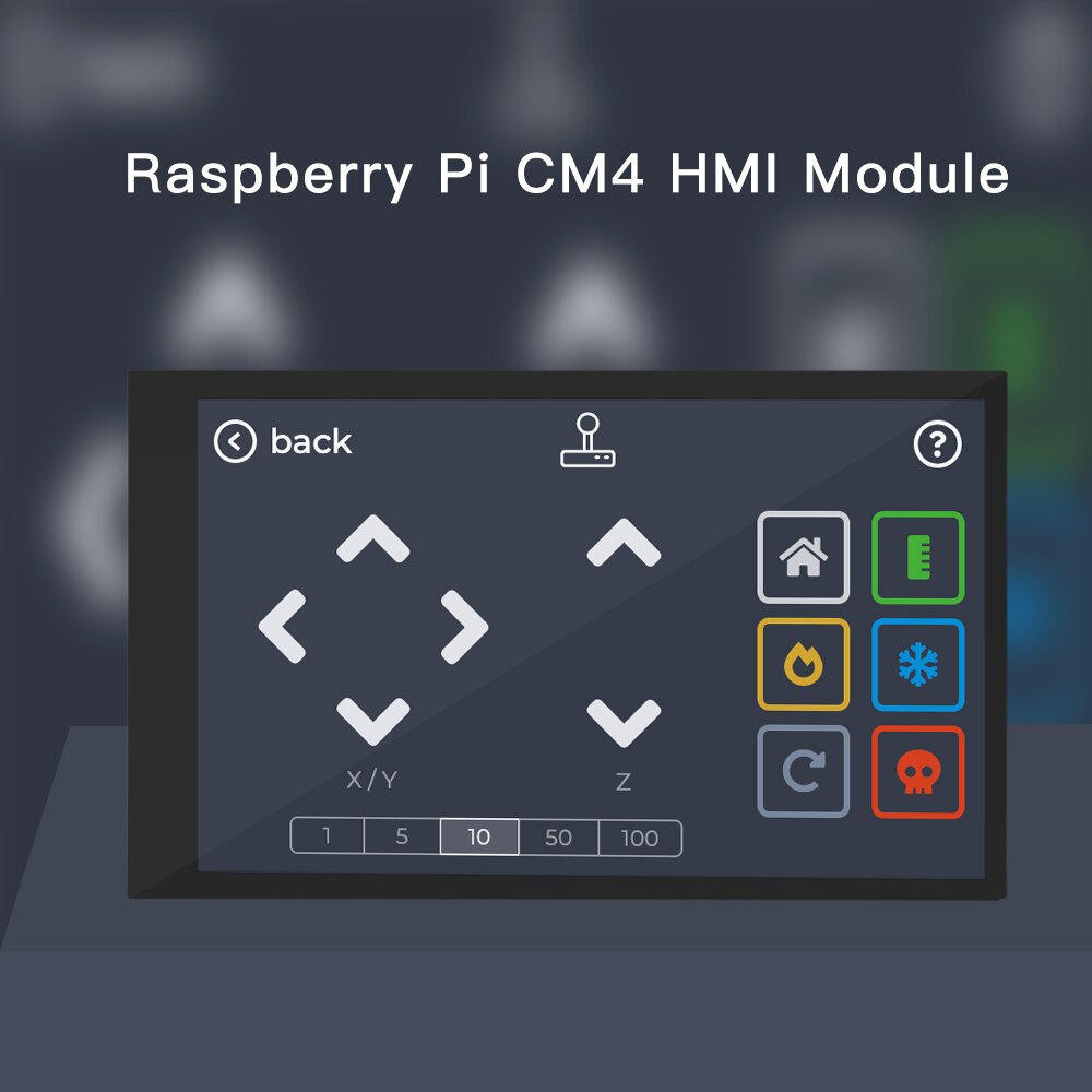 Raspberry Pi CM4 HMI Display Module Small and High Resolution HIM DPI ...